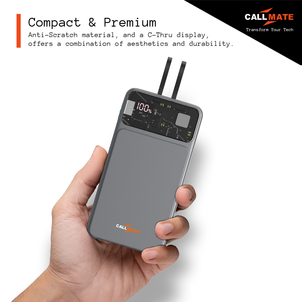 Callmate 10000mah C-thru Power Bank at 826.00 INR in New Delhi ...