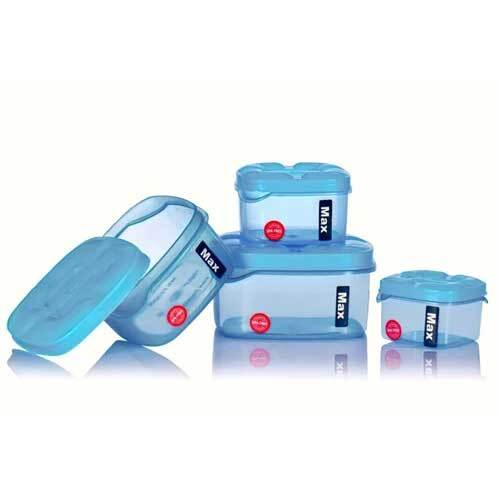 Blue Plastic Airtight Square Container at Best Price in Ahmedabad | Me Plast