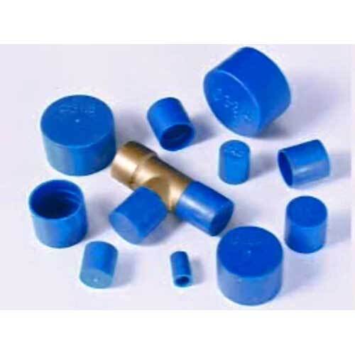 Pipe End Cap - Plastic, Customized Size, Blue Color | Rigid Material ...