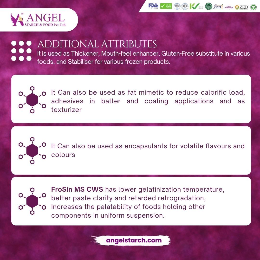 Modified Starch E1420 Acetylated Cold Water Soluble Maize Starch For ...