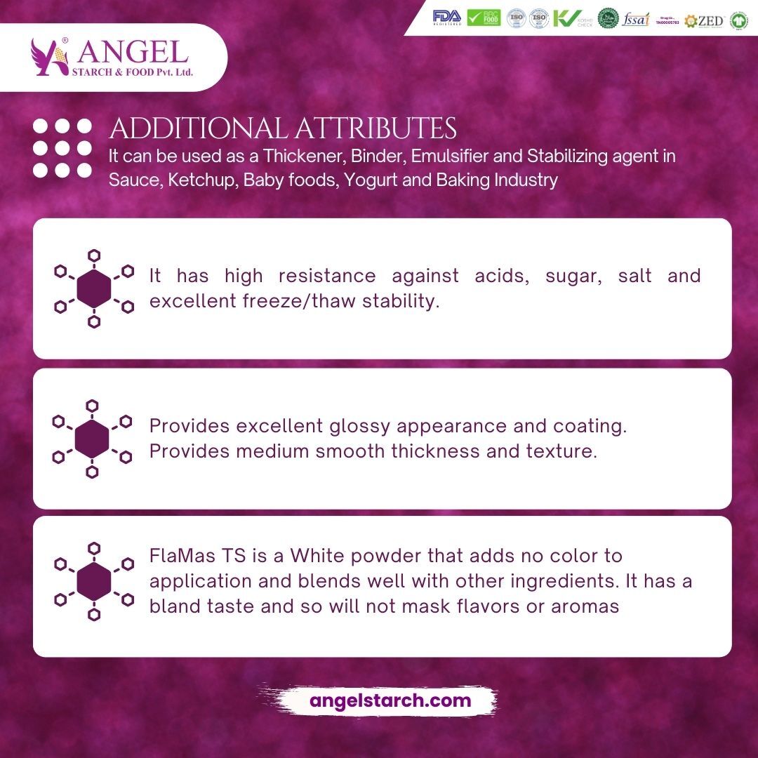 Modified Starch E1422 Acetylated Distarch Adipate Tapioca Starch For ...