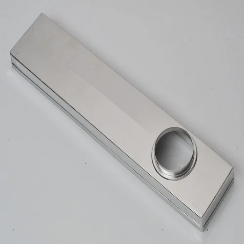 Ss 316 Shower Channel Drain - Stainless Steel, 4 Inch Width, Glossy ...