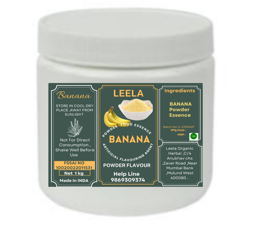 Banana Powder Food Essence at 1416.00 INR in Mumbai | Leela Organic Herbal