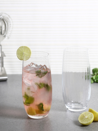 Bohemia Crystal Club Waterfall Water Glass Set 350ml Set Of 6 at Best ...