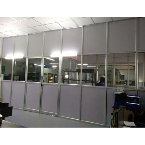 Commercial Aluminum Fabrication Glass Partition Work at 188.80 INR in ...