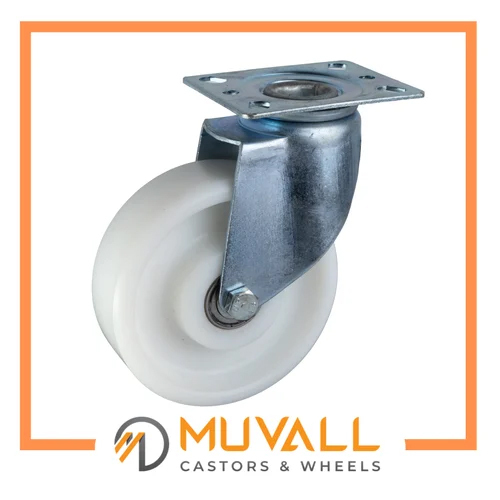 Milky White Polymer Caster Wheel 130-180kgs at Best Price in Bengaluru ...