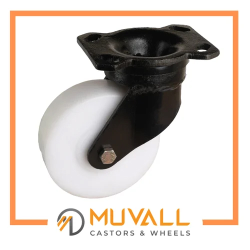 White Pp-solid Heavy Duty Caster Wheels 250-450kgs at Best Price in ...