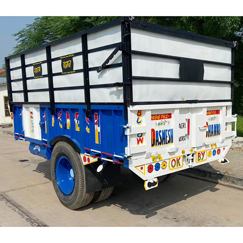 Iron Agricultural Royal Blue Tractor Trolley at Best Price in Sangrur ...