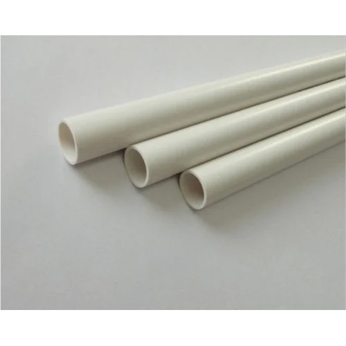 Electrical Pvc Pipes - Pvc Material, Round Shape, White Color ...