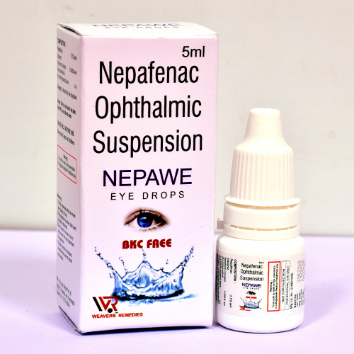Nepafenac Ophthalmic Suspension - 5ml Liquid Formulation | Targeted ...
