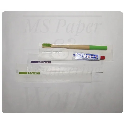 Hotel Amenities Dental Kit Paper Pouch - Color: Brown/white at Best ...