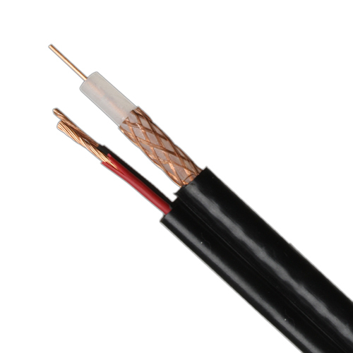 75 Ohms Rg6 Plus Power Siamese Cable - Pvc & Copper, Diameter 6.8+4.2 ...