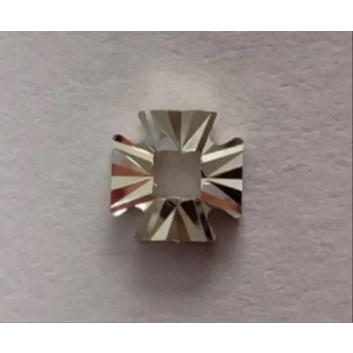 Sterling Silver Miracle Plate Square Outer Prong 64 Cut Open at Best ...