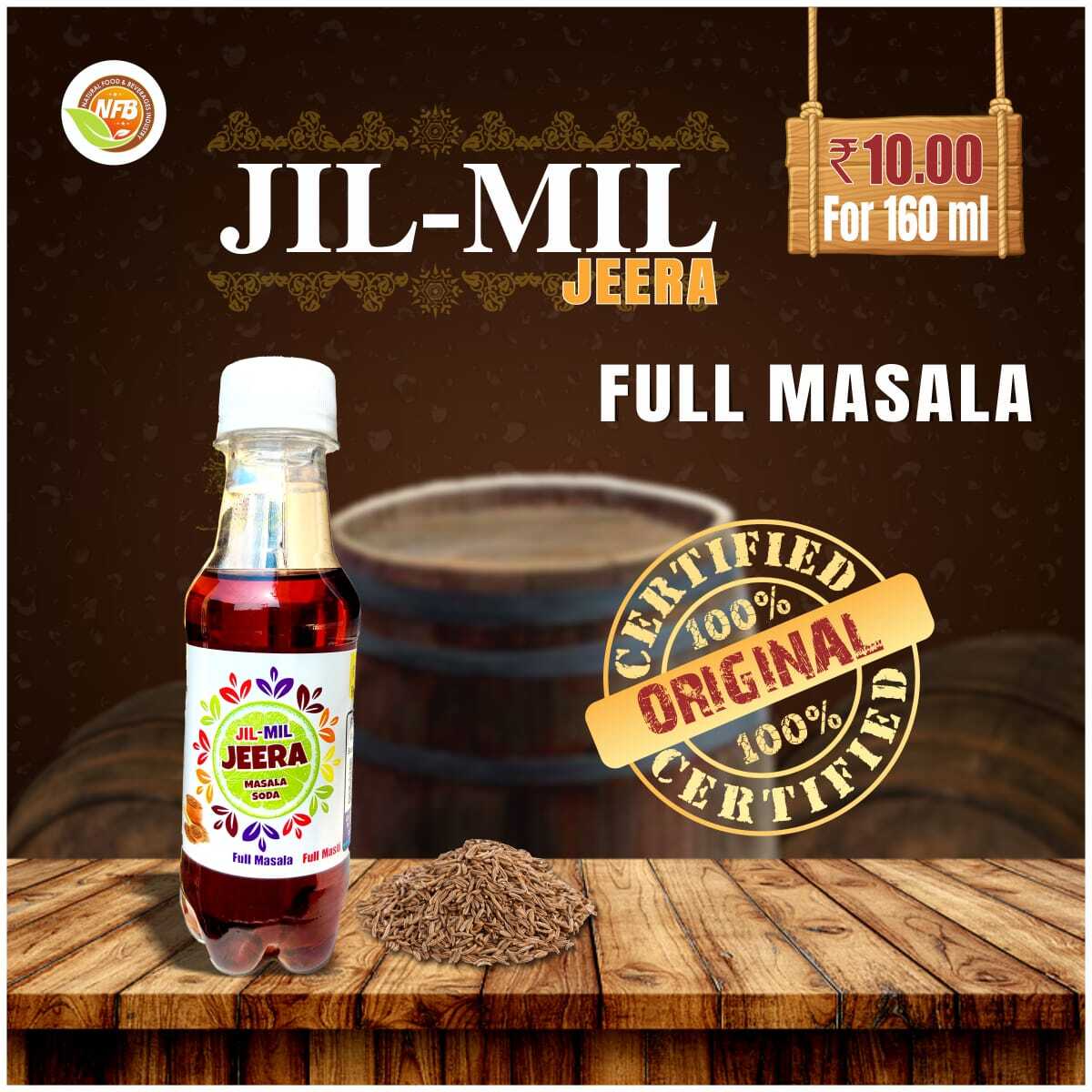 Jil Mil Jeera Masala Soda at Best Price in Hisar | Natural Food And ...