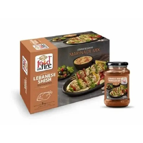 Lebanese Shish Marinade Mix - 1 Kg Powder | Spicy Flavor, 1 Year Shelf ...