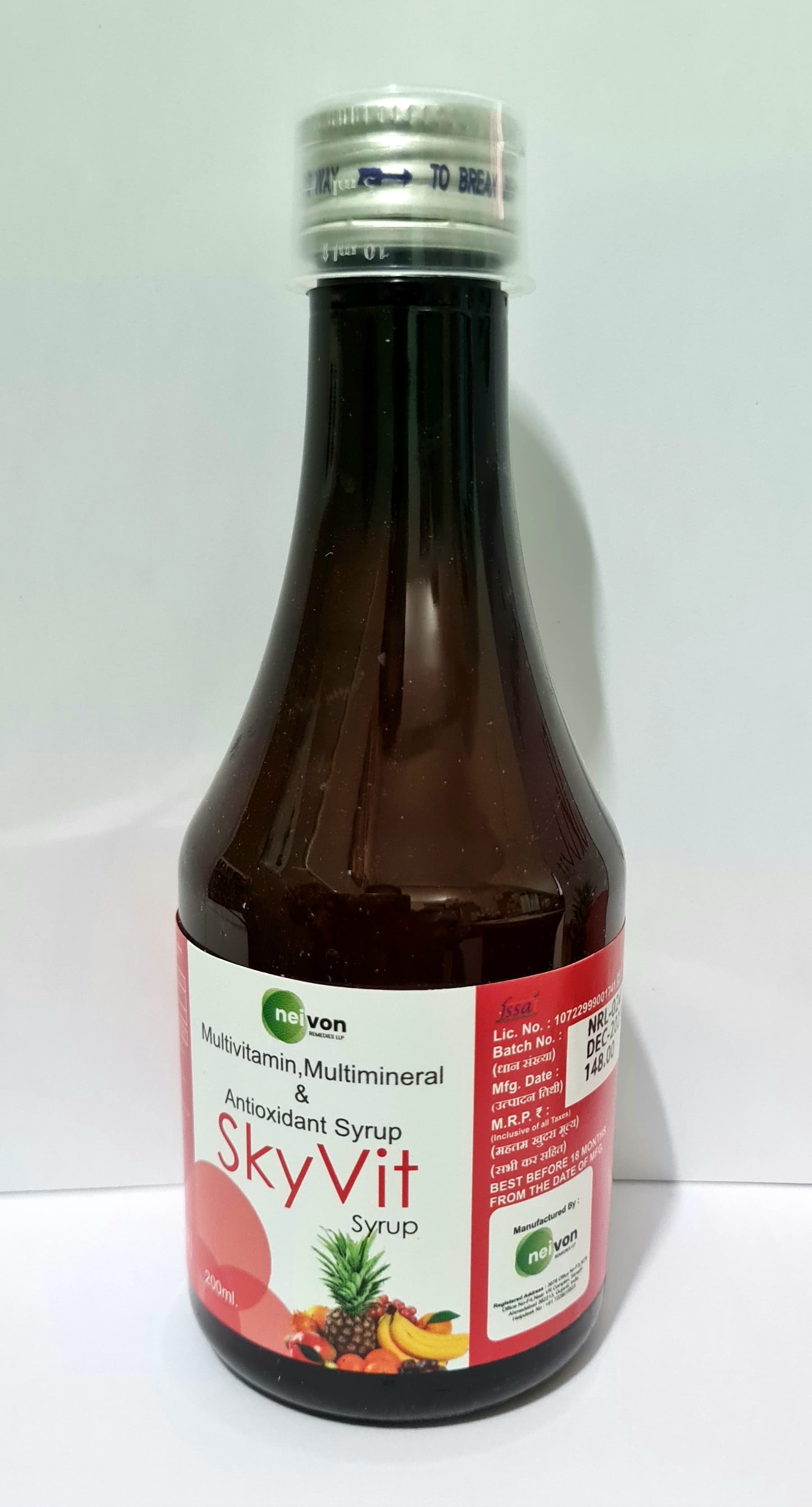 Multivitamin Multimineral Antioxidant Syrup at Best Price in Ahmedabad ...