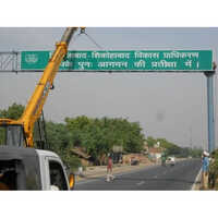 Gantry Sign Board - Stainless Steel, Customized Size, Any Color ...
