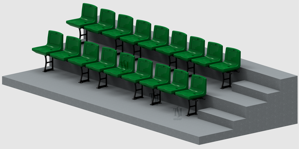 Tsi Florr Mounted Stadium Chairs at 3500.00 INR in Vadodara | Tsi ...