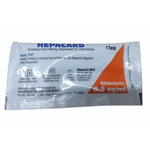 Hepacard J Mitra Testing Kit - Pvc Material, Manual Control Mode ...