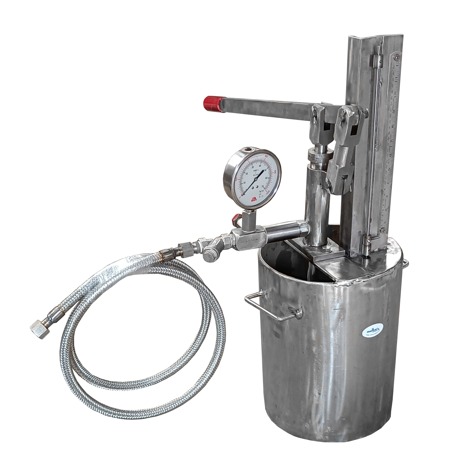 Hydro Test Pump - Stainless Steel, 22 Liters Capacity | High Pressure ...