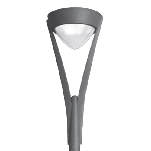 Solar Yard Light - Metal, Painted Finish, Grey | Eco-friendly, Hassle ...