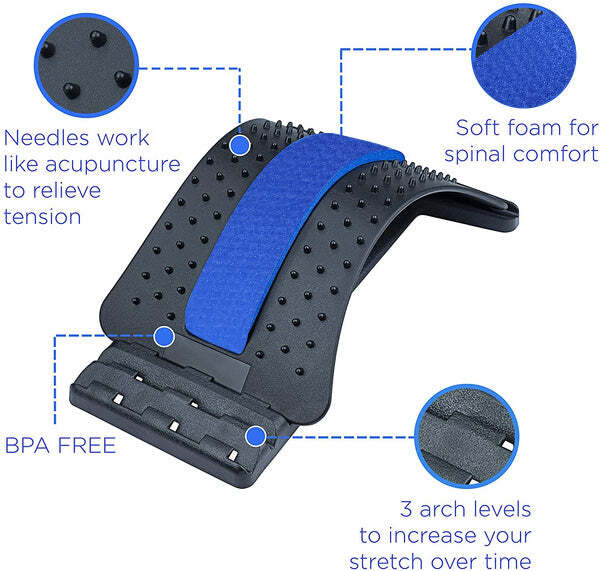 Multi-level Back Stretcher Posture Corrector Device For Back Pain ...