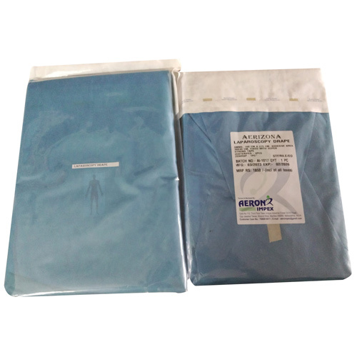 Blue Laparoscopy Surgical Drape at Best Price in Mumbai | Aeron Impex