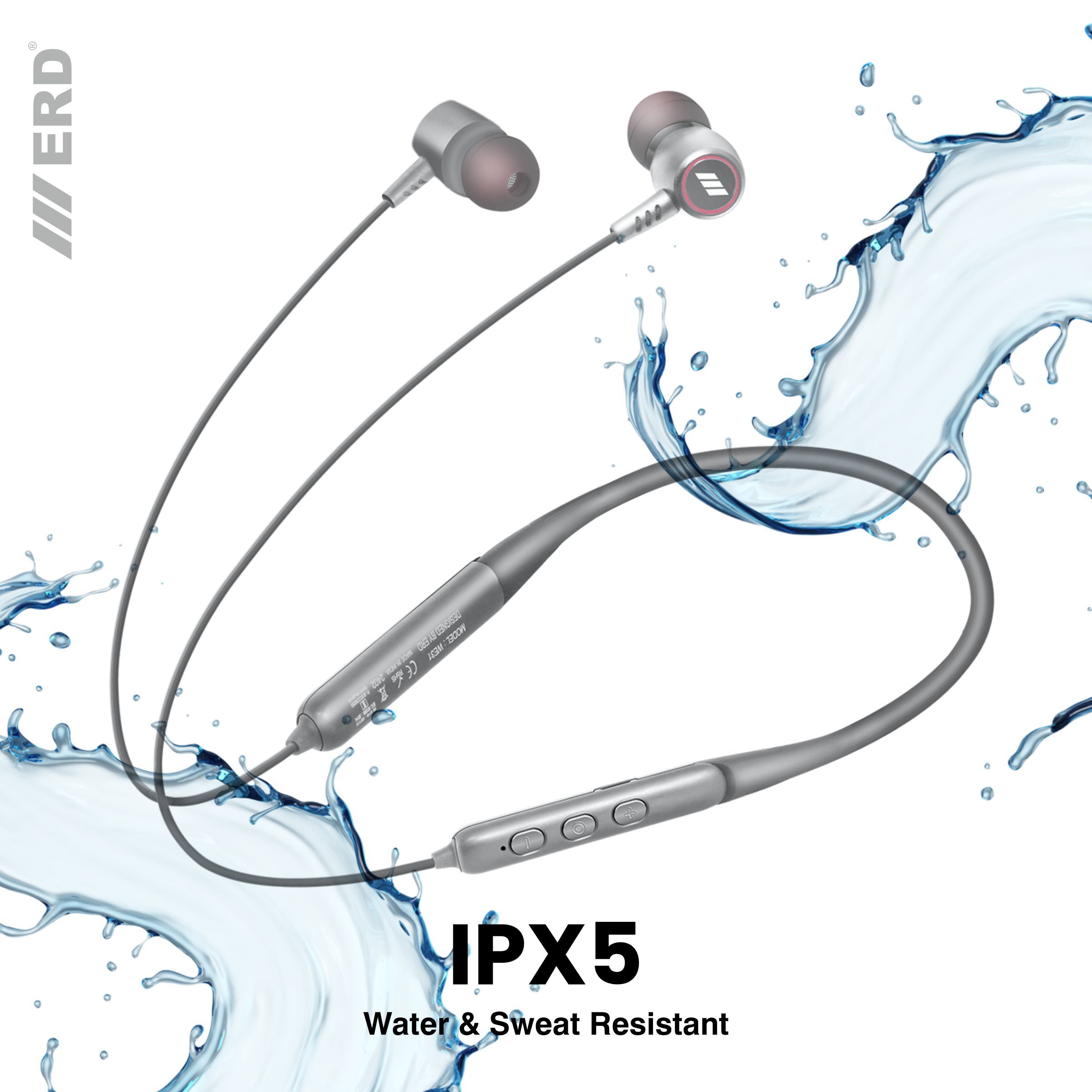 Erd We-31 Pro Wireless Earphone (nardo Grey) Bluetooth Version: V 5.0 ...
