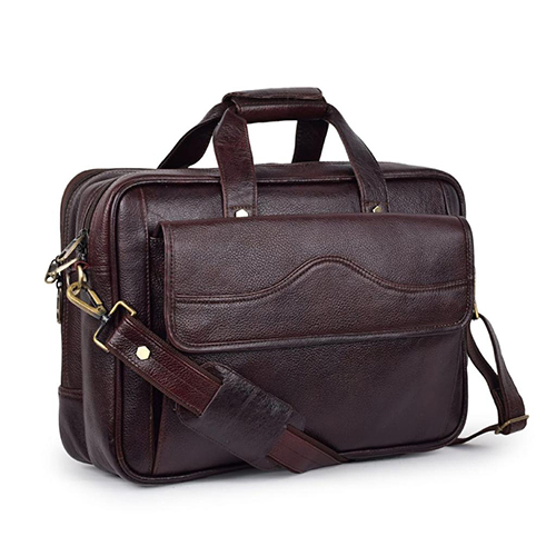 Brown Leather Side Mr Bag at Best Price in New Delhi | Wellcome Gifting Hub