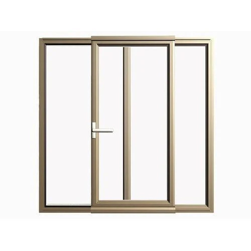 Silver Aluminum Double Glass Door at Best Price in Kota | Nav Ratan ...