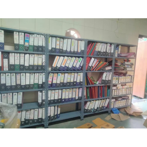 Slotted Angle File Rack at Best Price in Mumbai | J.p. Storage System