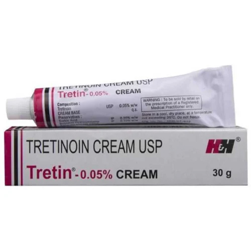 Tretinoin Cream - 0.05% W/w, Anti-acne & Pimple Treatment With High ...