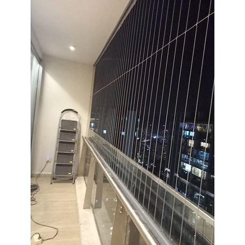 Heavy Wire Invisible Safety Grill - Stainless Steel, Color Steel Frame ...