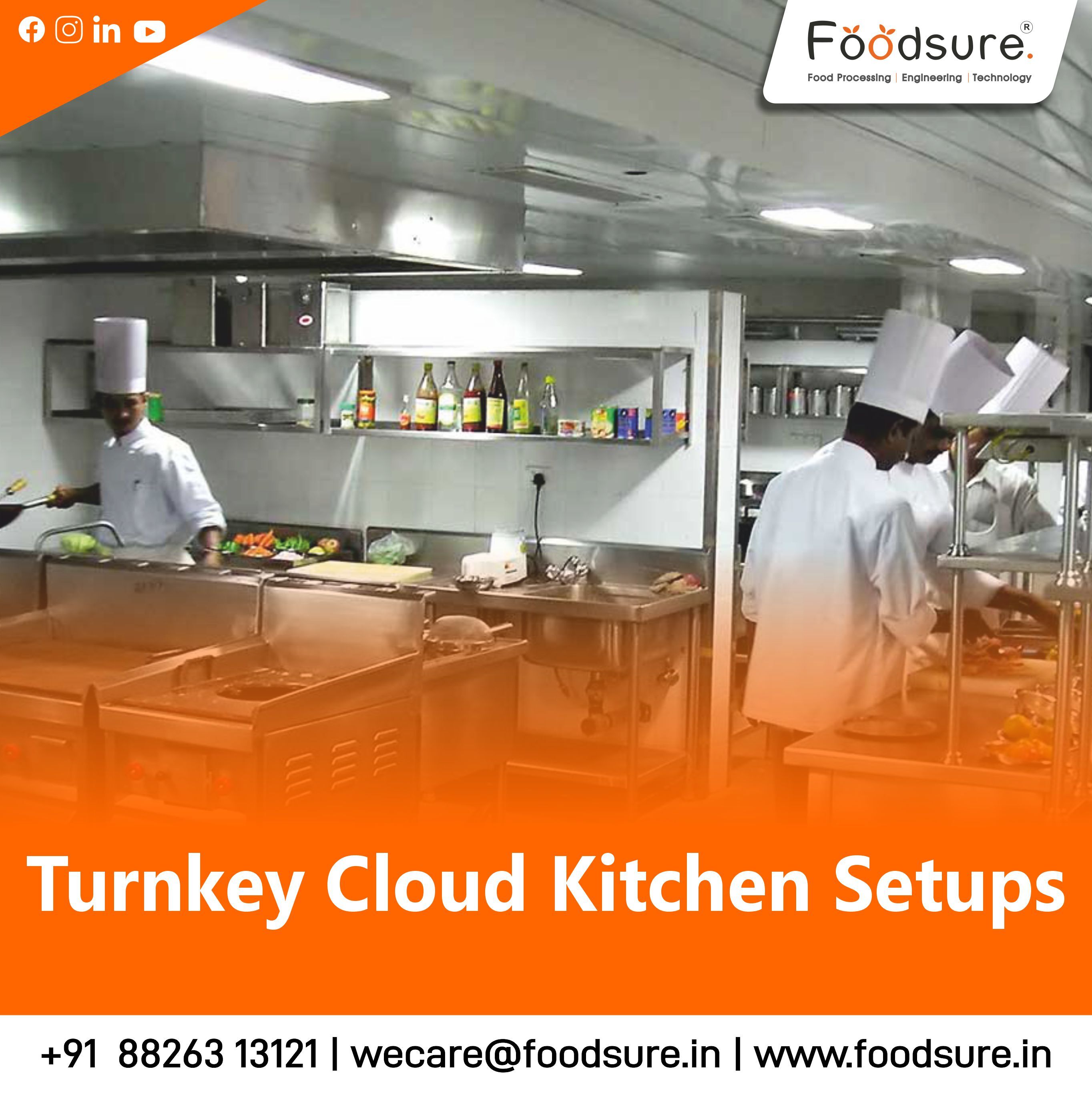Cloud Kitchen Turnkey Setup at 118000.00 INR in Delhi | Foodsure
