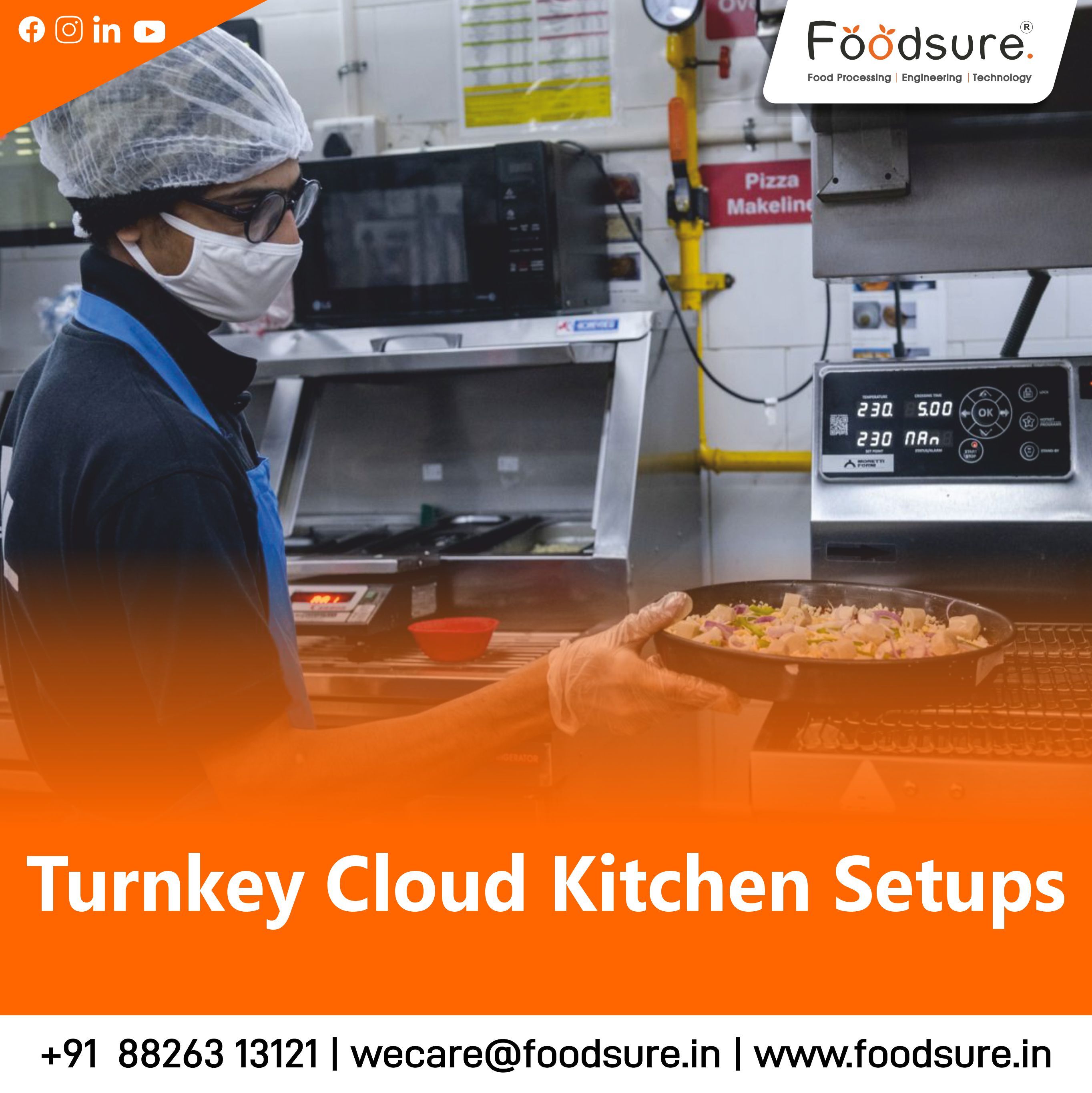 Cloud Kitchen Turnkey Setup at 118000.00 INR in Delhi | Foodsure