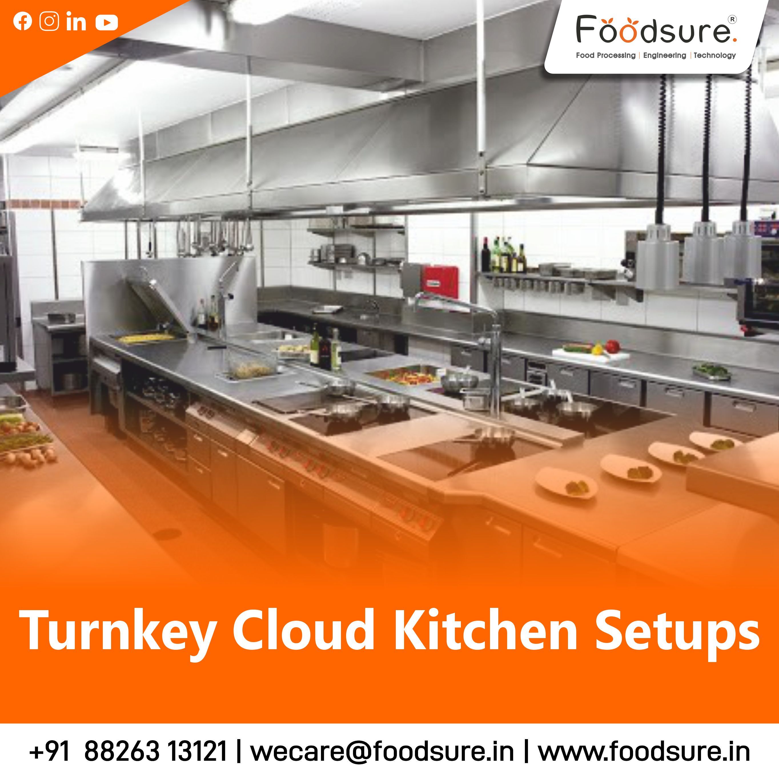 Cloud Kitchen Turnkey Setup at 118000.00 INR in Delhi | Foodsure