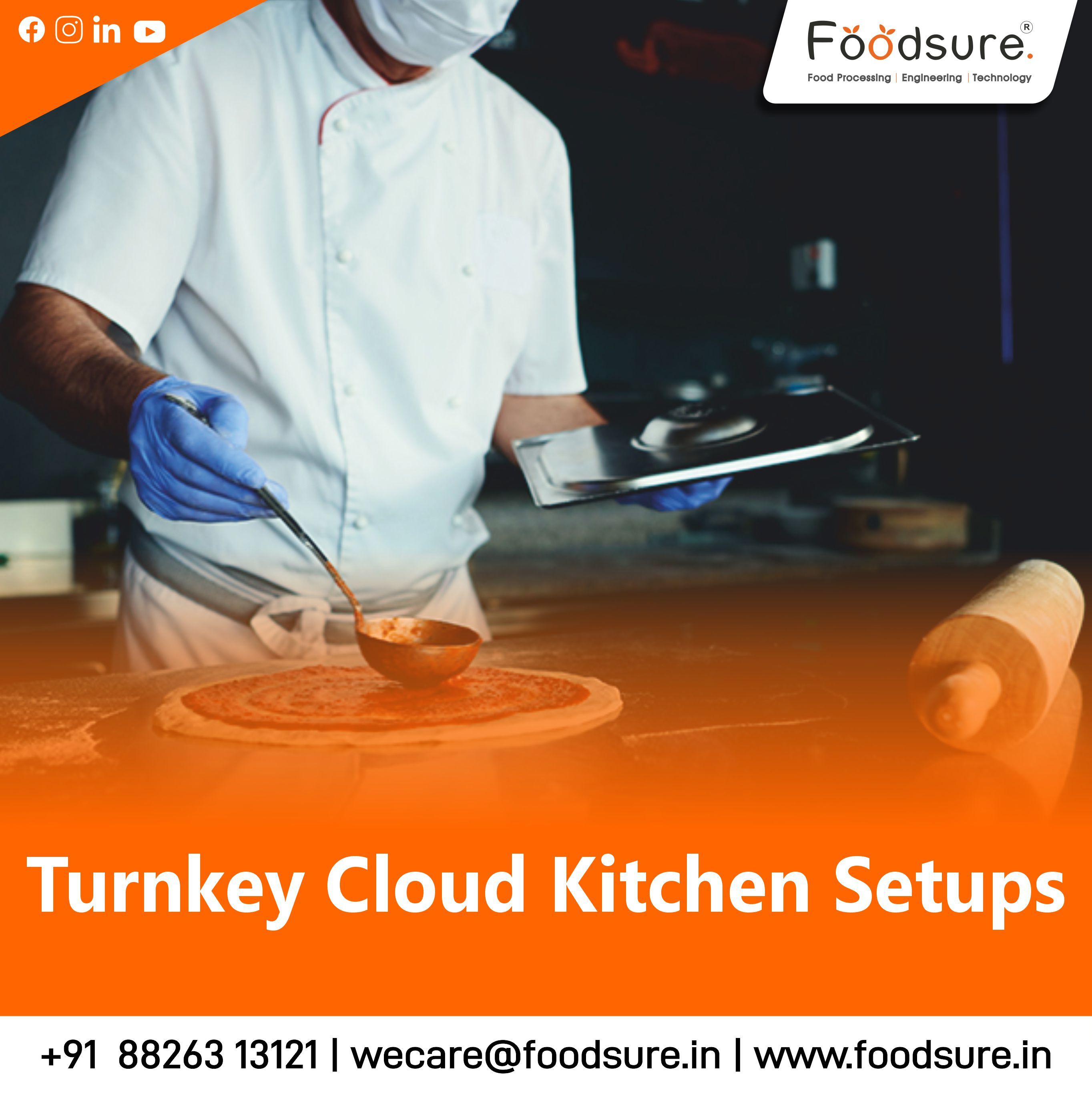 Cloud Kitchen Turnkey Setup at 118000.00 INR in Delhi | Foodsure