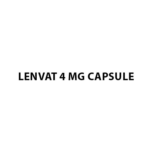 Lenvat 4 Mg Capsule at Best Price in Ahmedabad | Nectar Elixir Private ...
