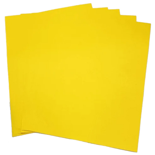 Yellow Kraft Paper - Virgin Material, Various Sizes, Vibrant Yellow ...