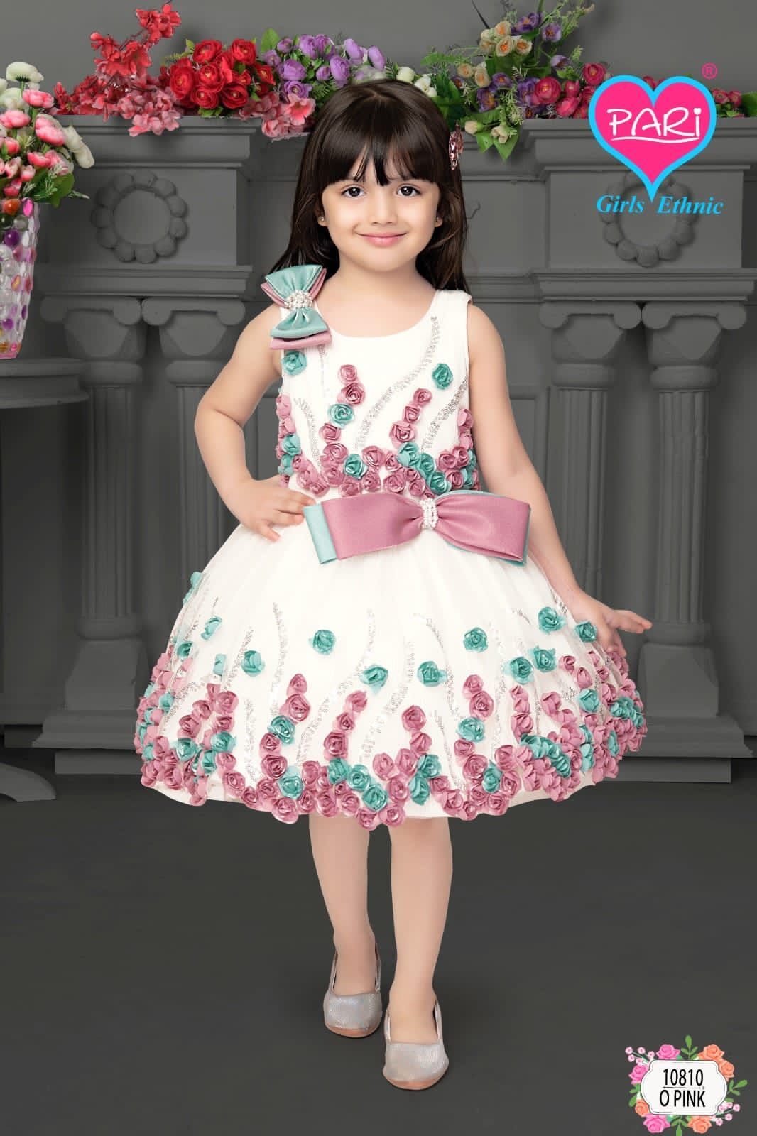 Girls Party Wear Frock at Best Price in New Delhi | Lekhu's Collection ...