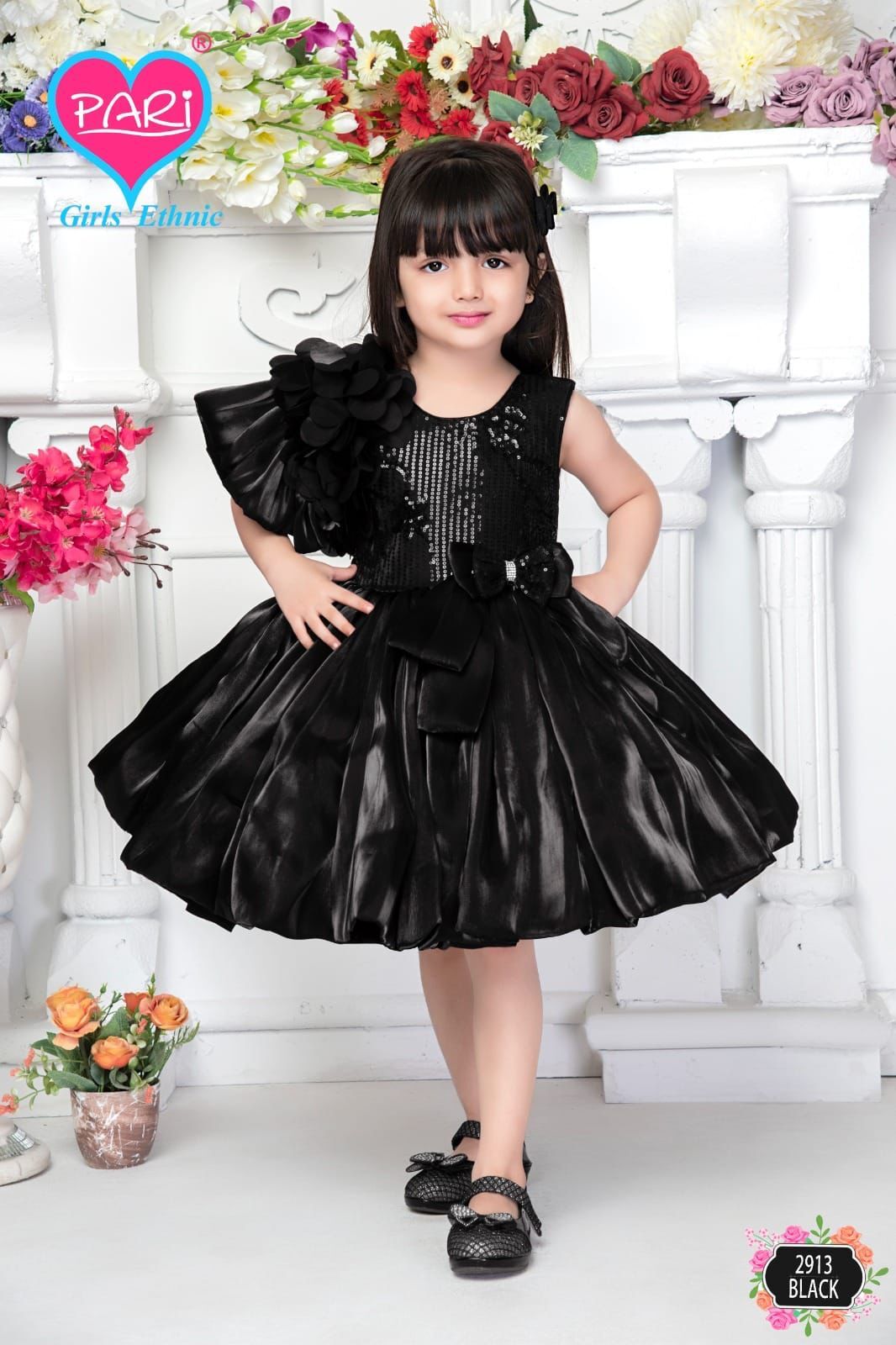 Girls Party Wear Frock at Best Price in New Delhi | Lekhu's Collection ...
