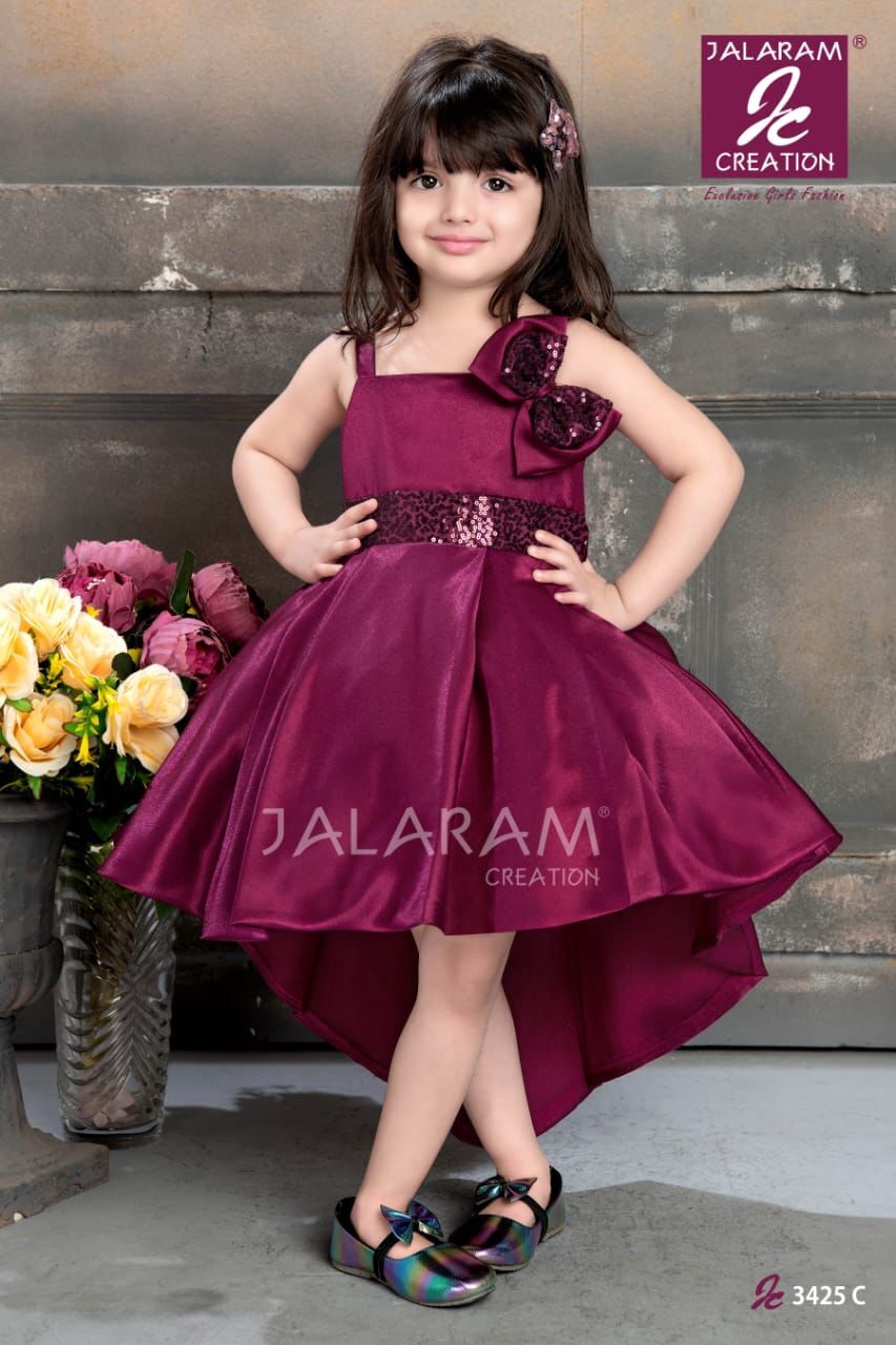 Girls Party Wear Frock at Best Price in New Delhi | Lekhu's Collection ...