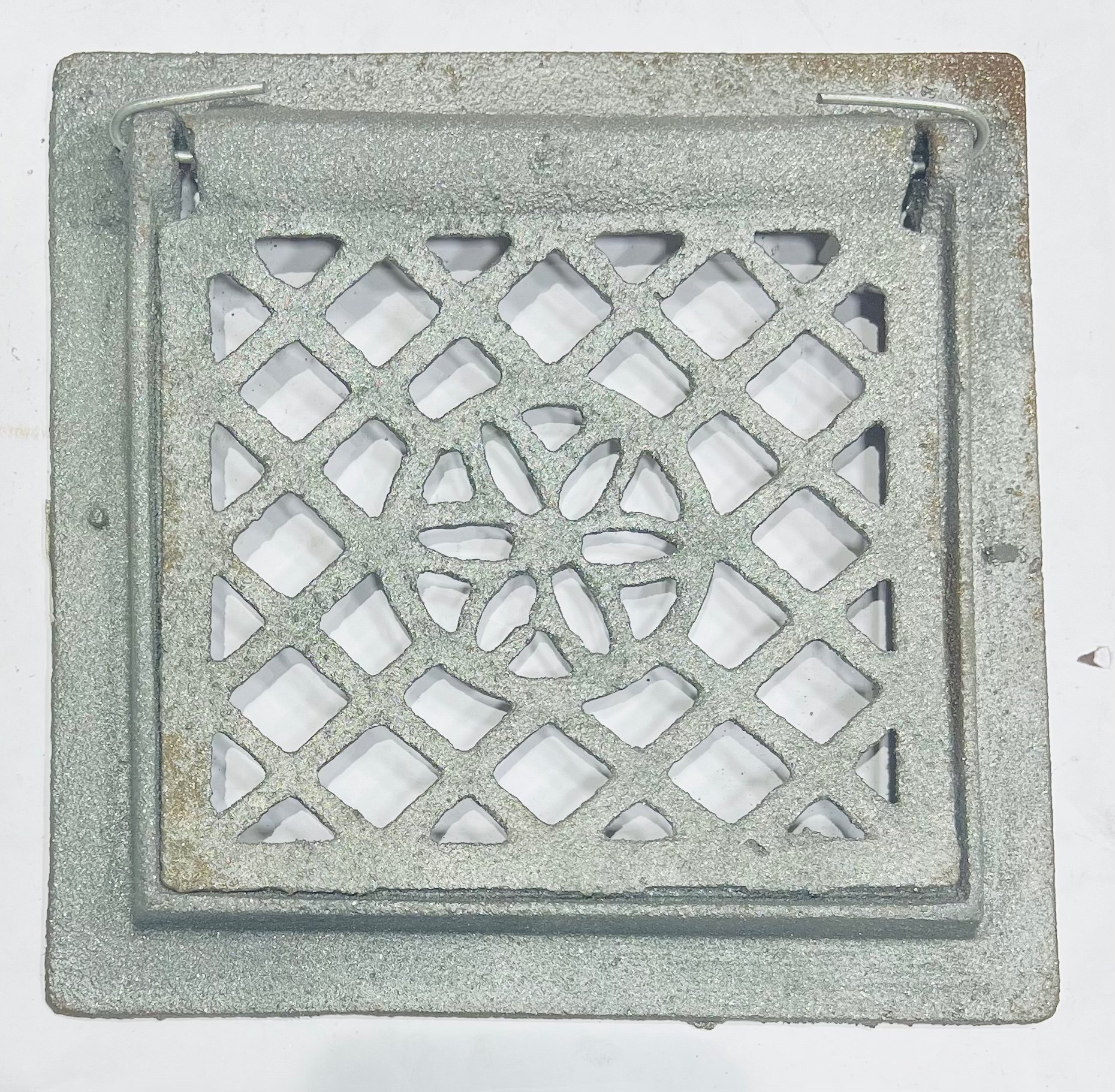 Cast Iron Hinge Grating - Iron Material Various Sizes Powder Coated ...