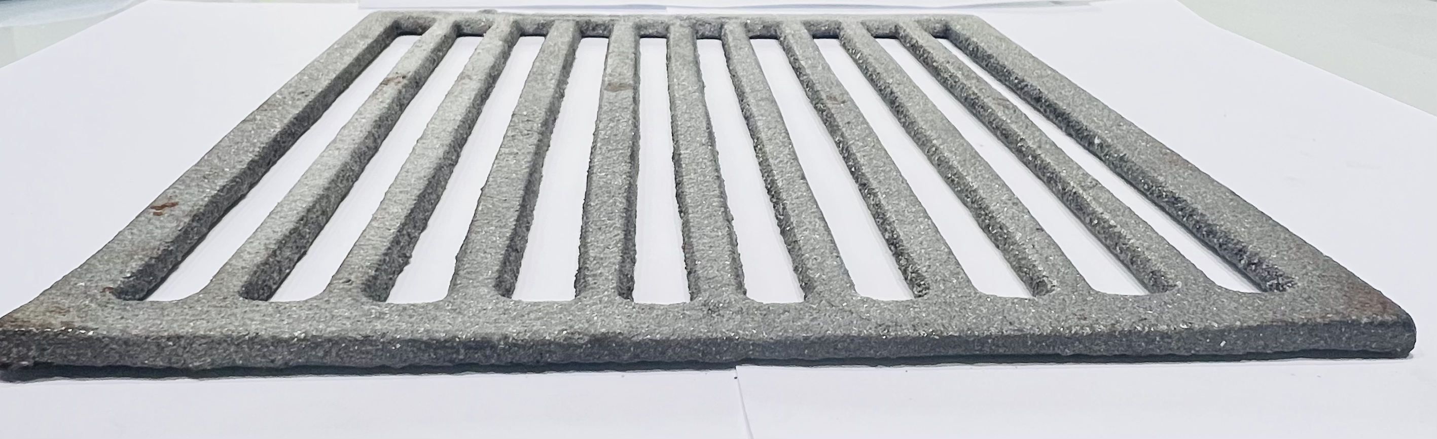 Cast Iron Square Grating - Iron Material Square Shape Powder Coated ...