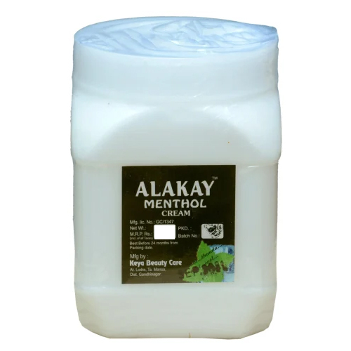 Alakay Menthol White Cream Ingredients: Herbal at Best Price in ...