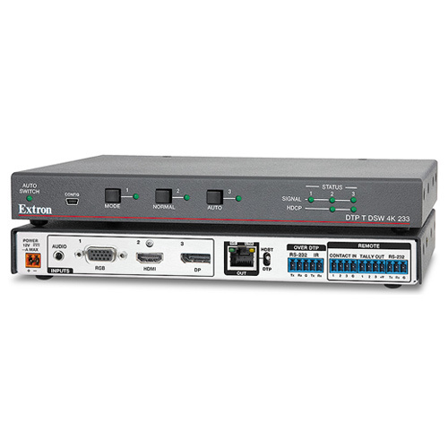 Three Input Multi-format Switcher With Integrated Dtp Transmitter And ...
