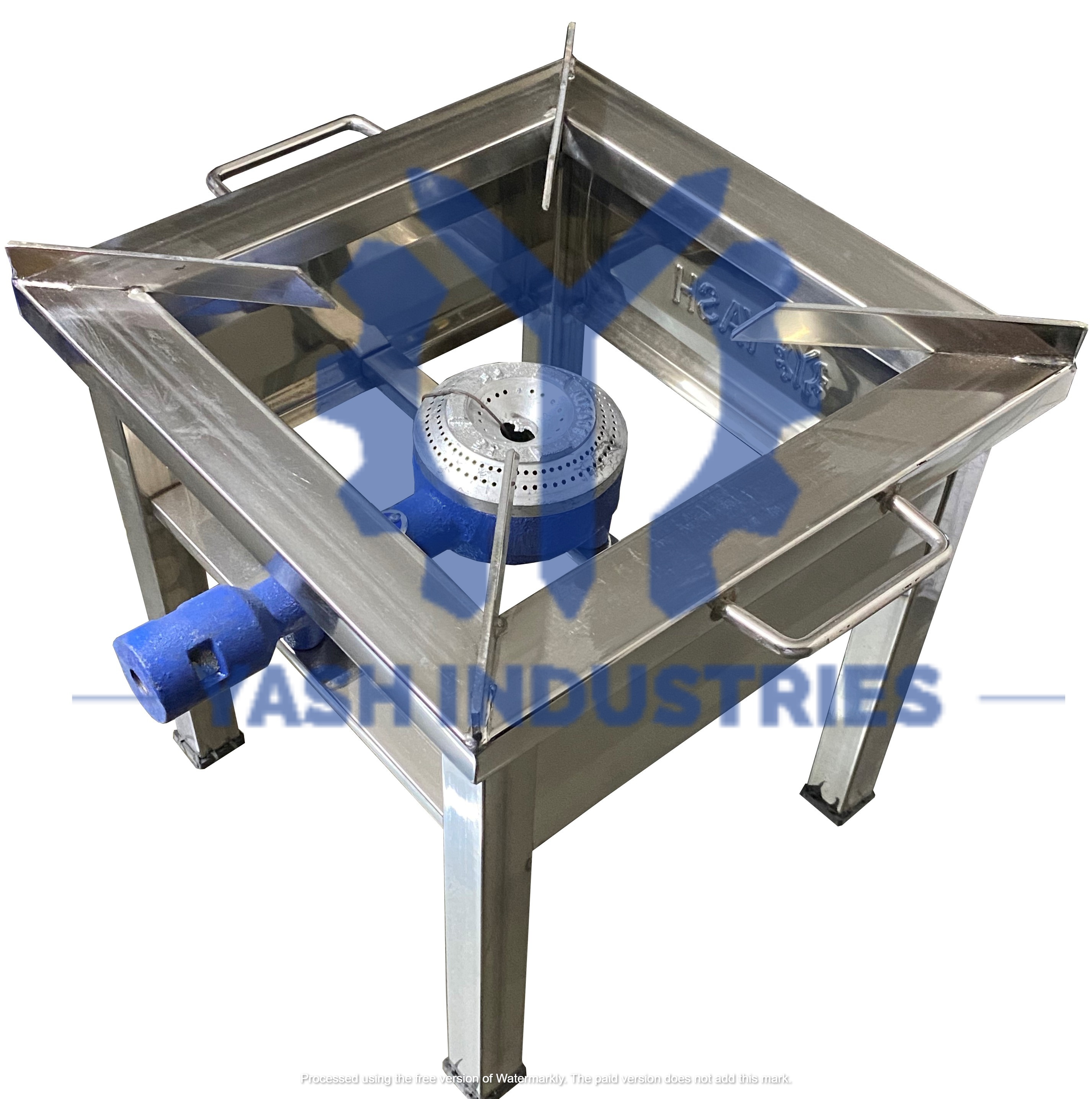 12 X 12 X 12 Stainless Steel Normal Square Gas Bhatti/ Gas Stove / Gas ...