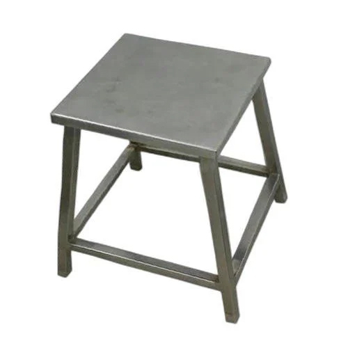 Ss Square Stainless Steel Stool - Durable Indoor Furniture | Modern ...