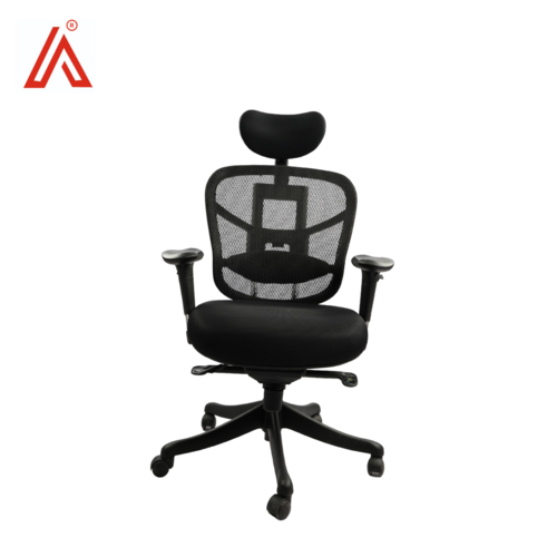 Adhunika High Back Revolving Black Net Office Boss Chair at Best Price ...