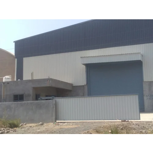 Industrial Peb Structural Shed - Steel Frame, Aluminum Sheet Roof ...